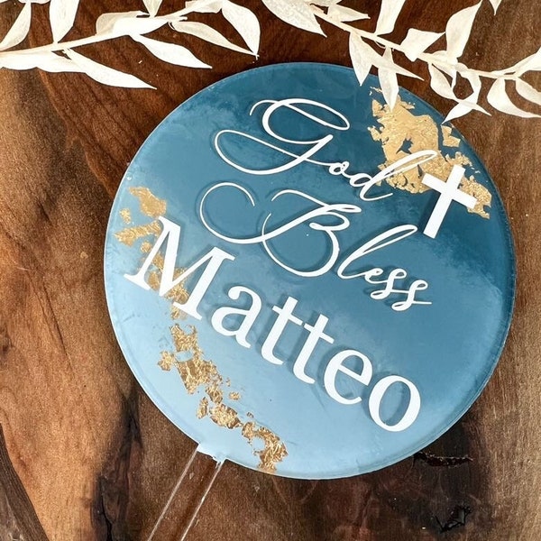 God Bless Cake Topper - Etsy