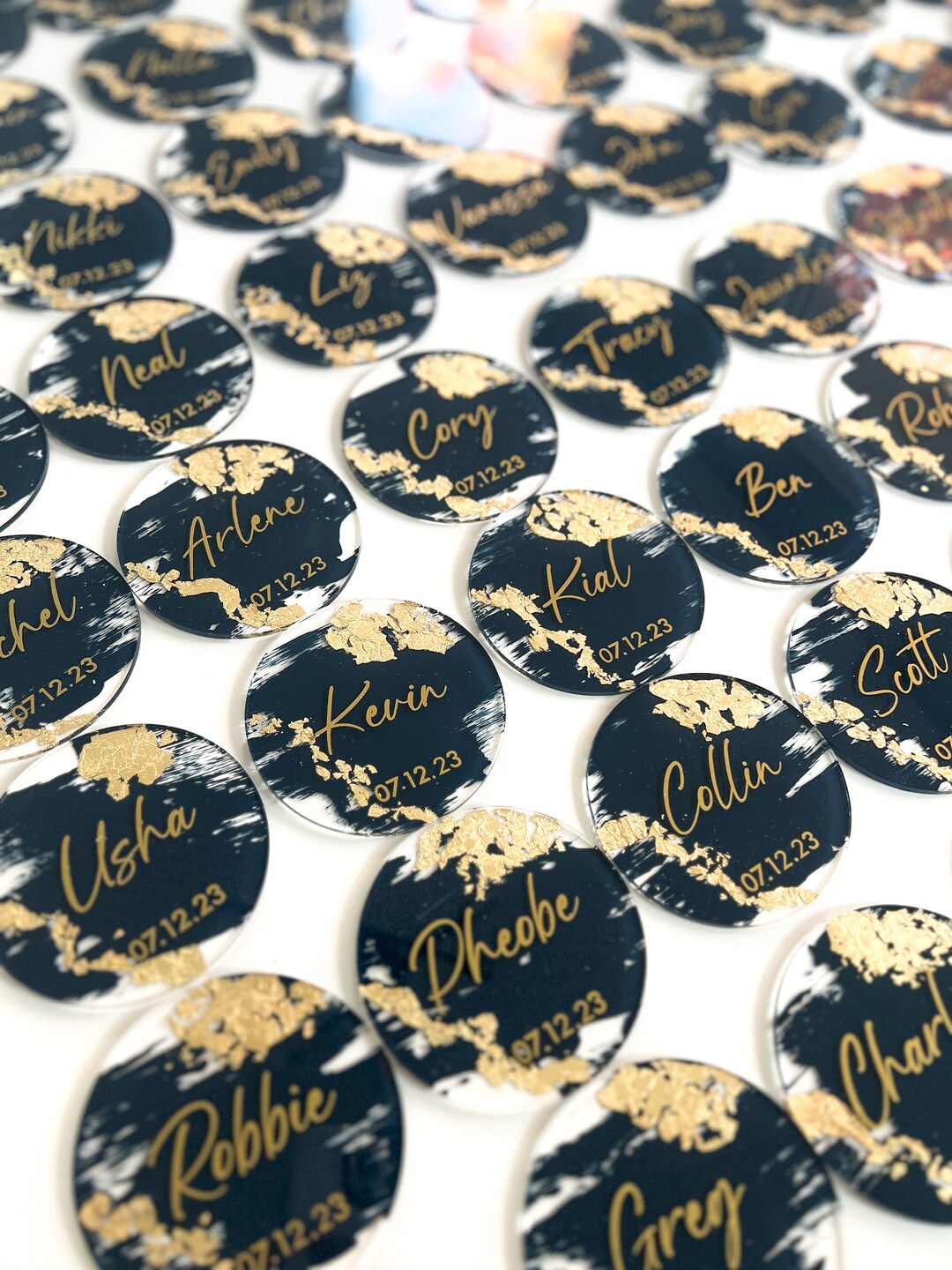 Acrylic Wedding Name Place Cards, Wedding Name Cards, Acrylic Name Card ...