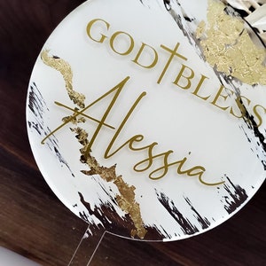 Baptism Cake Topper, God Bless Cake Topper, First Holy Communion Cake ...