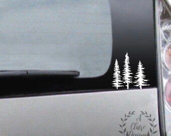 Tree Car Decal | Etsy