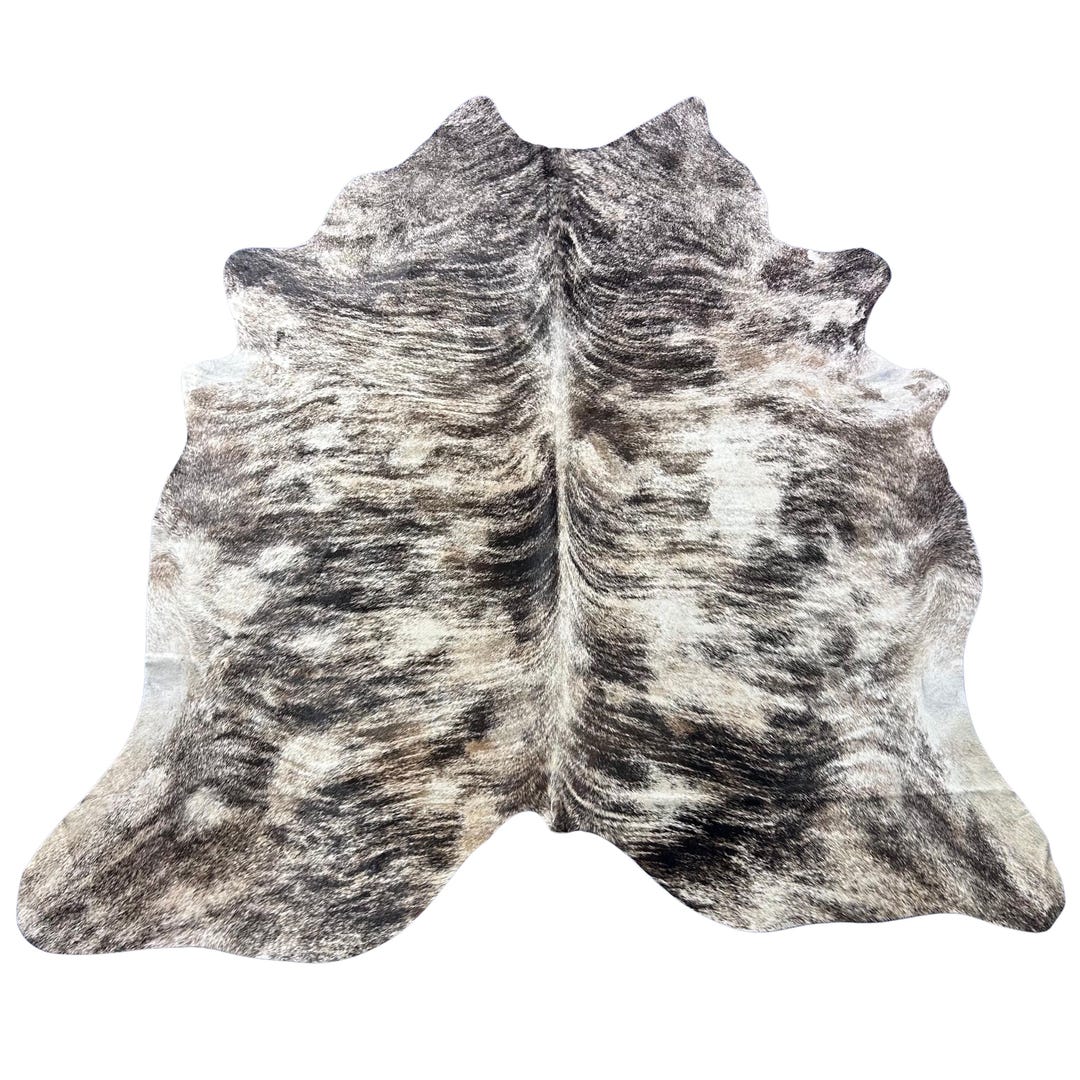 Gorgeous Grey Brindle Cowhide Rug - Size: 7.7x7 Feet # Z-099 - Etsy