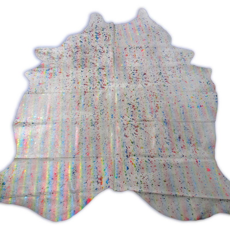 Acid Wash Cowhide Rug - Etsy