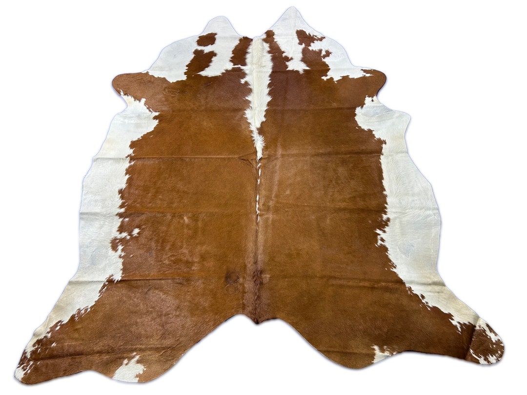 Hereford Cowhide Rug fire Brands Size: 8x7 Feet M-1650 - Etsy