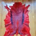 Dyed Red African Springbok Skin African SPRINGBOK Skin African Antelope ...