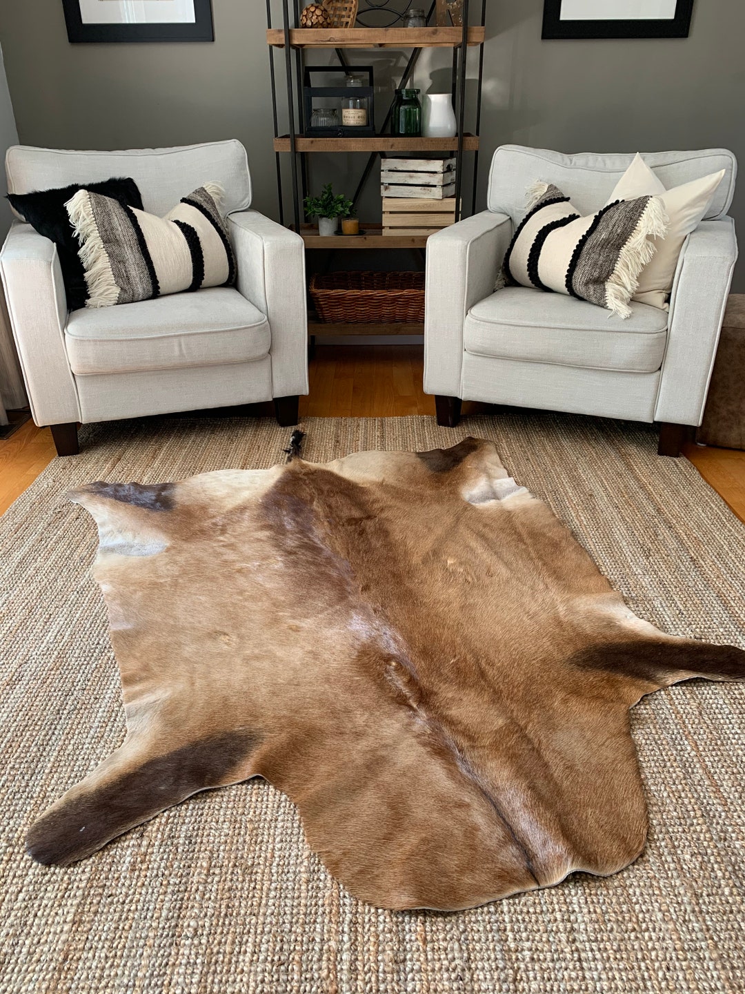 Deer Skin Hartebeest Skin Brand New Antelope Hide Average Size: 5X4 ...