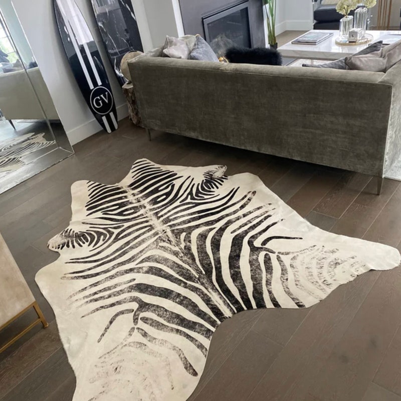 Acid Wash Cowhide Rug - Etsy