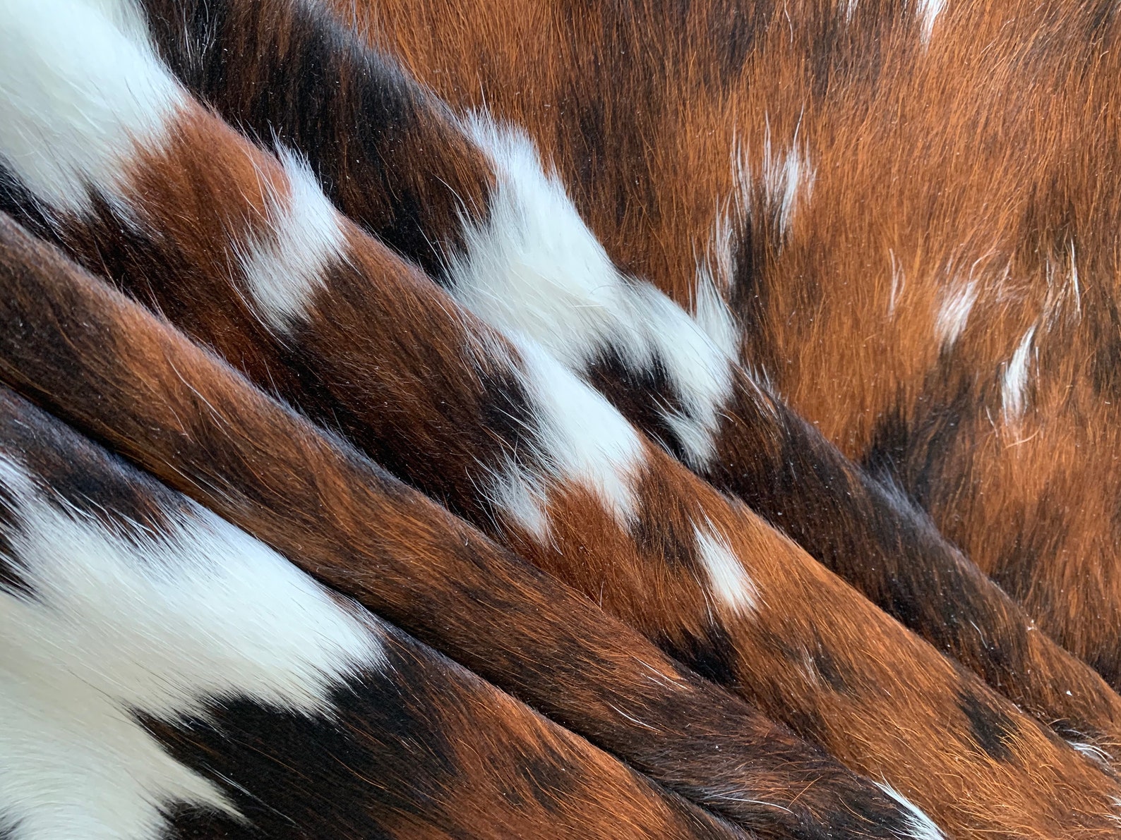 Tricolor Cowhide Speckled Longhorn Cowhide Rug Brown and - Etsy