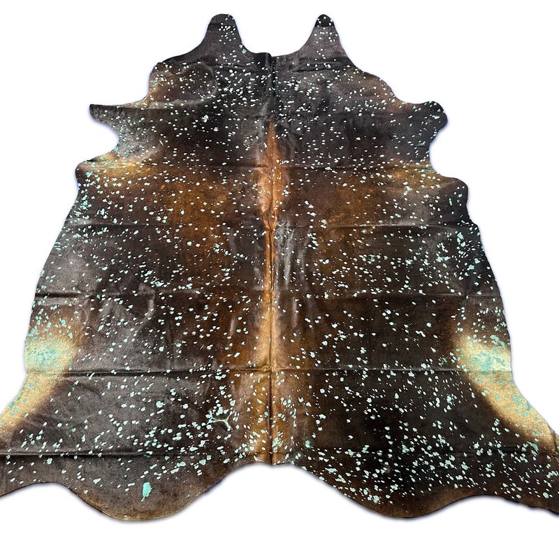 Acid Wash Cowhide Rug - Etsy