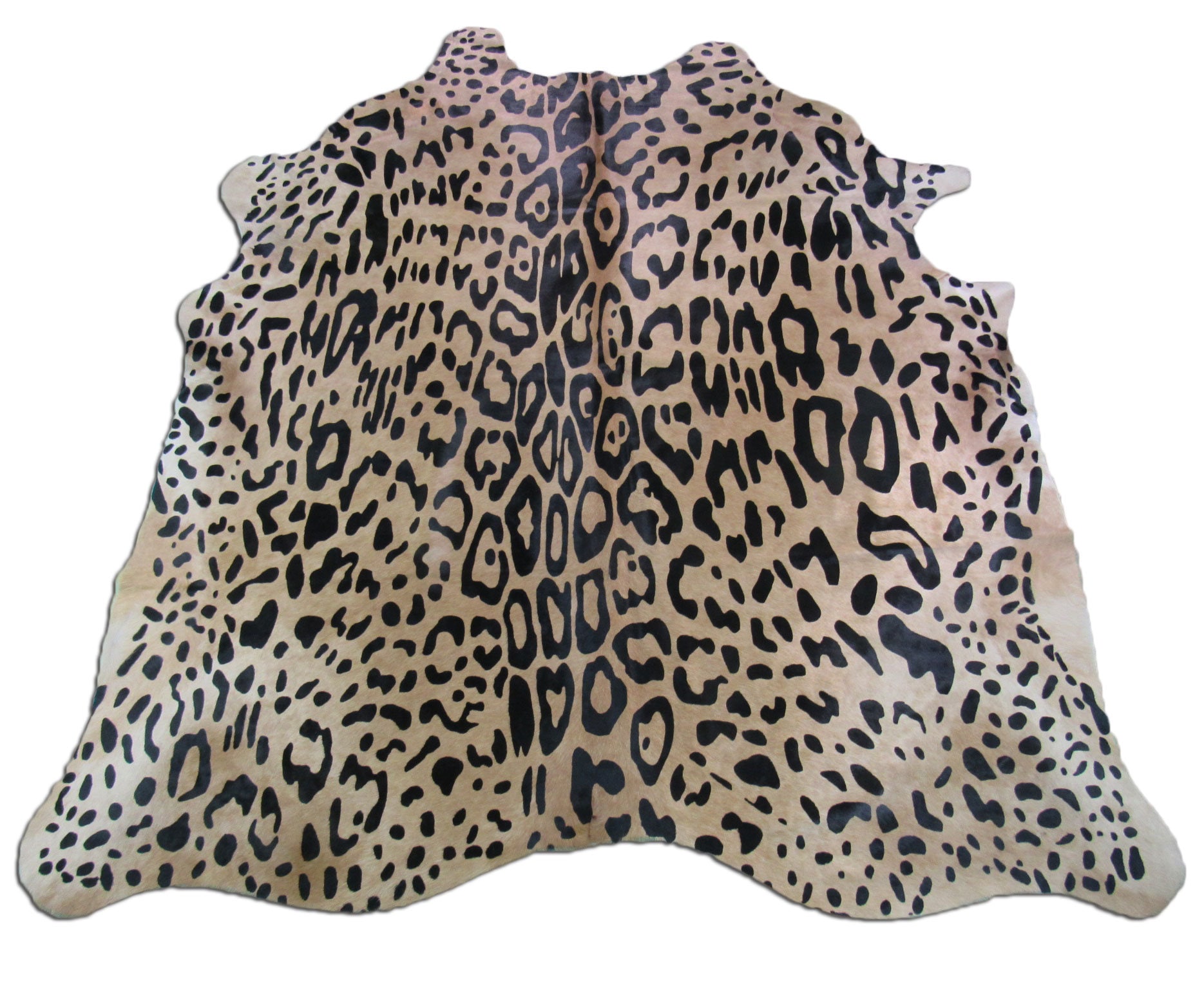 Jaguar Cowhide Rug Leopard Print Cowhide Leopard Cowhide - Etsy