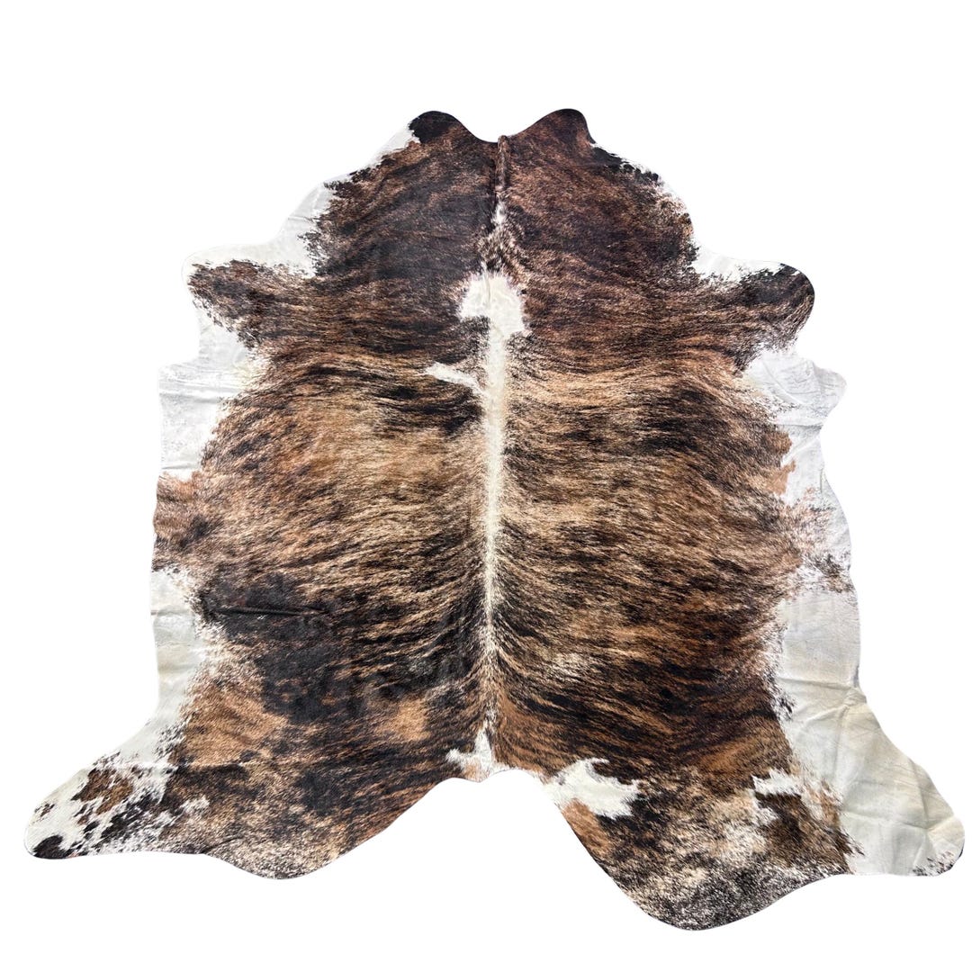 Huge Grey Brindle Cowhide Rug (huge Size!) - Size: 8x7 Feet # Z-065 - Etsy