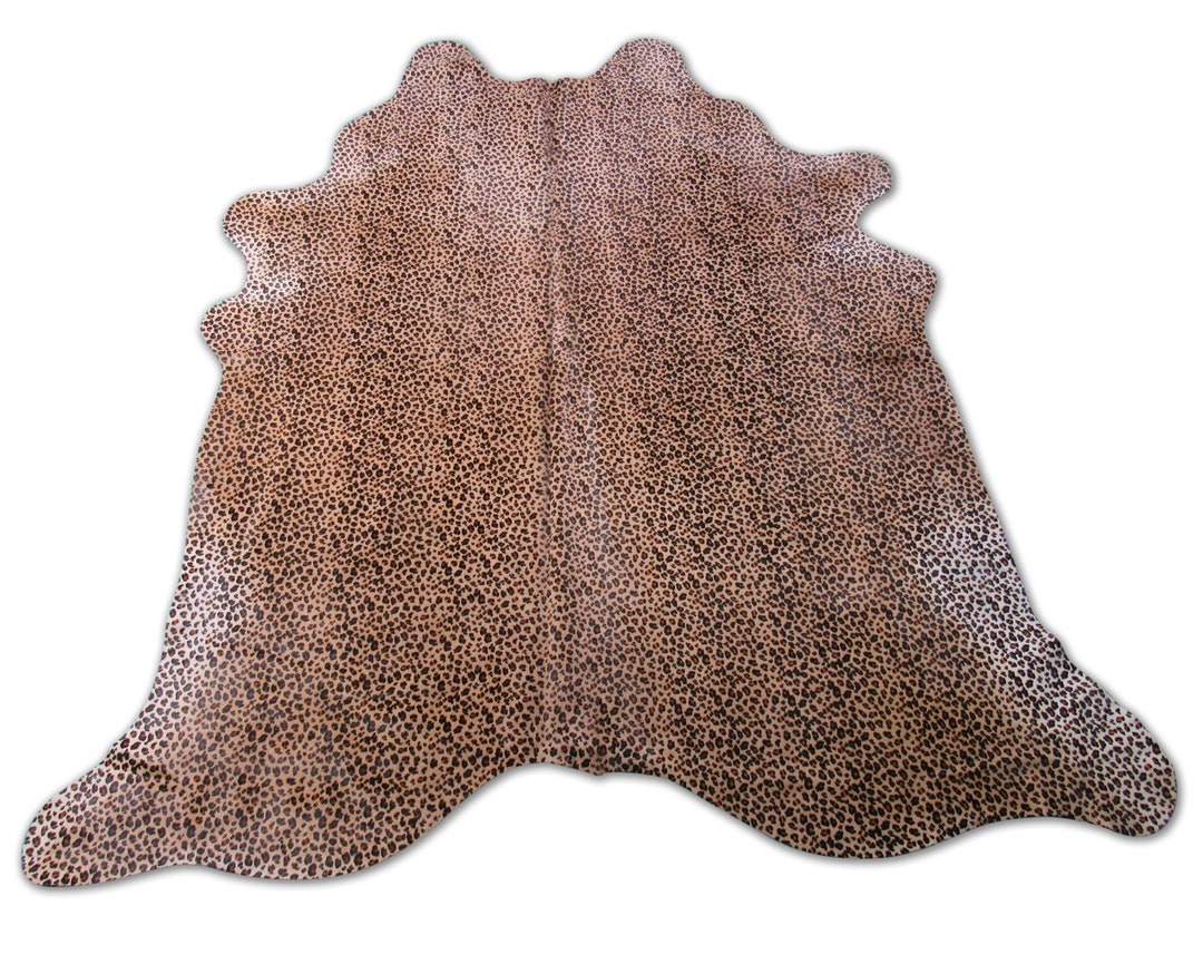 Leopard Print Cowhide Rug, Leopard Print Area Rug, Leopard Print Hide ...