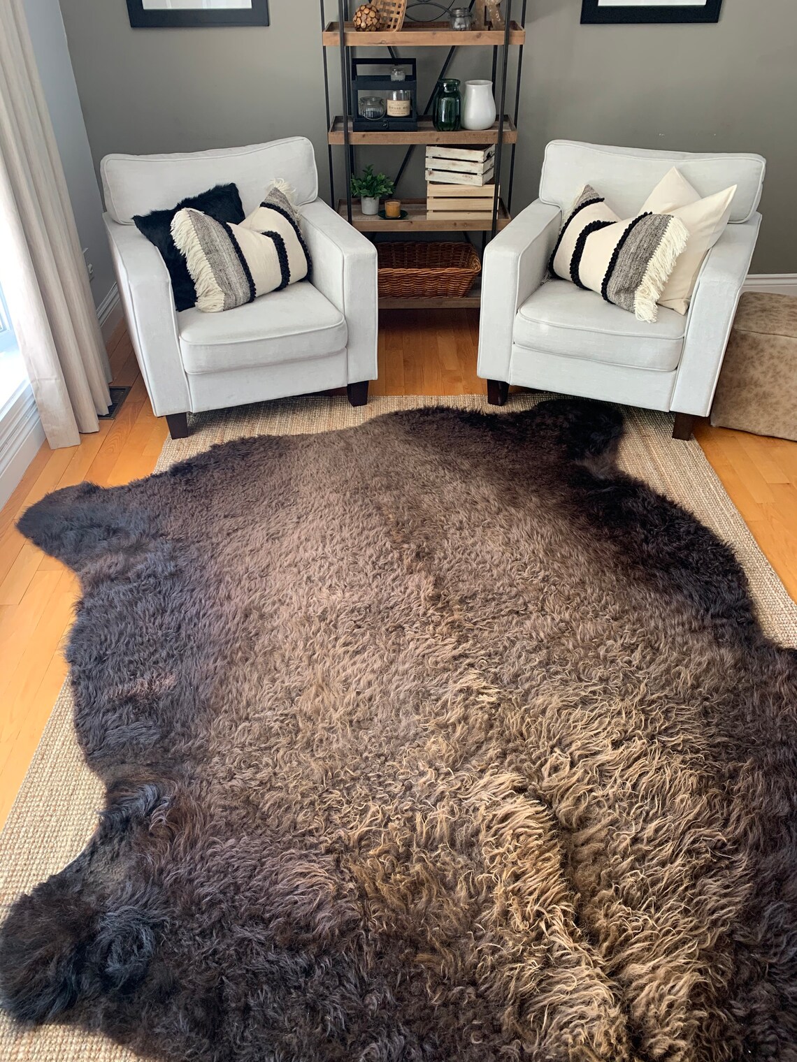 Gorgeous Buffalo Skin Rug American Buffalo Bison Hide Rug | Etsy