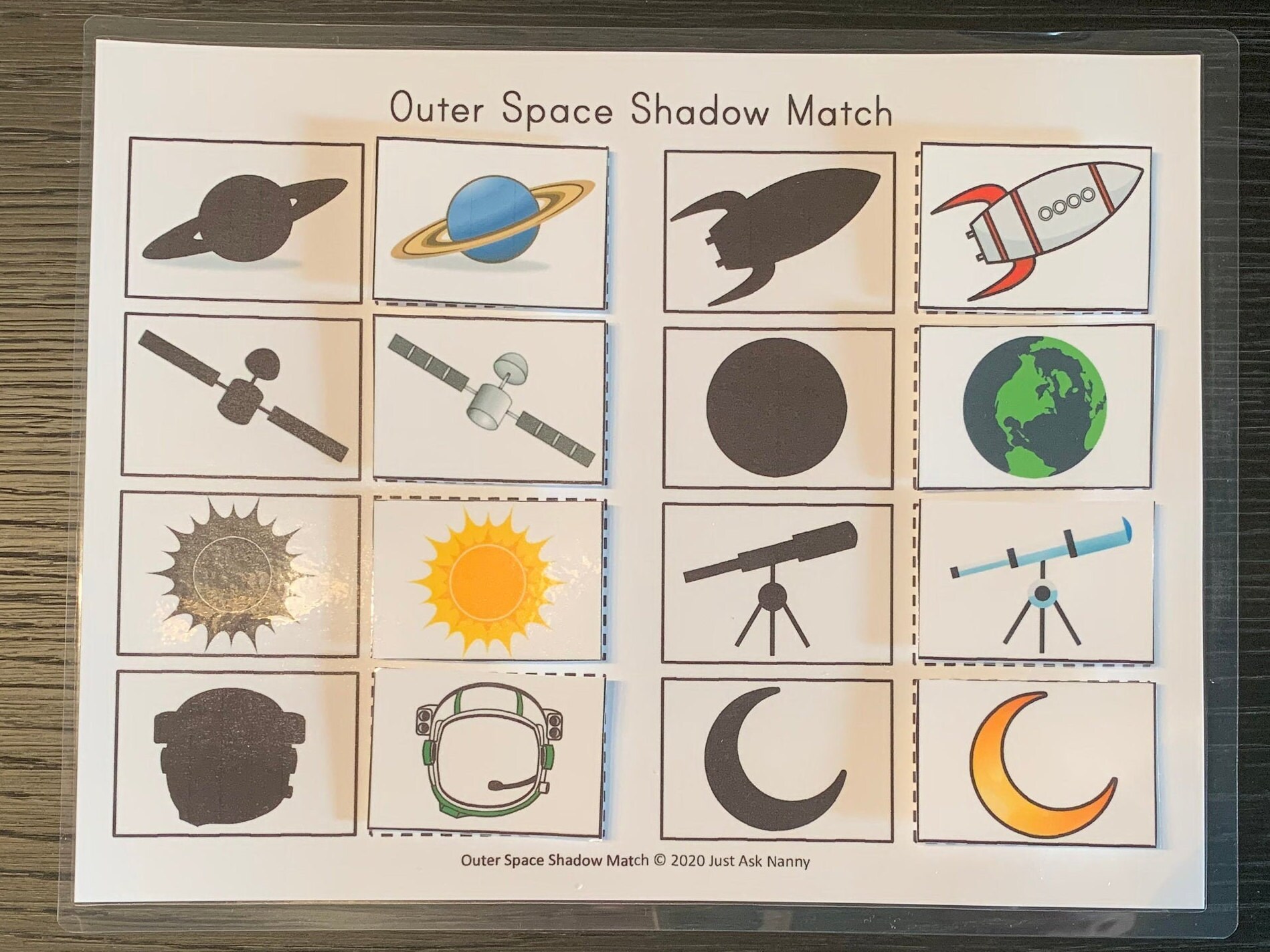 Outer Space Shadow Match - Etsy