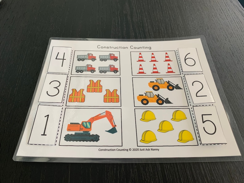 Construction Counting - Etsy