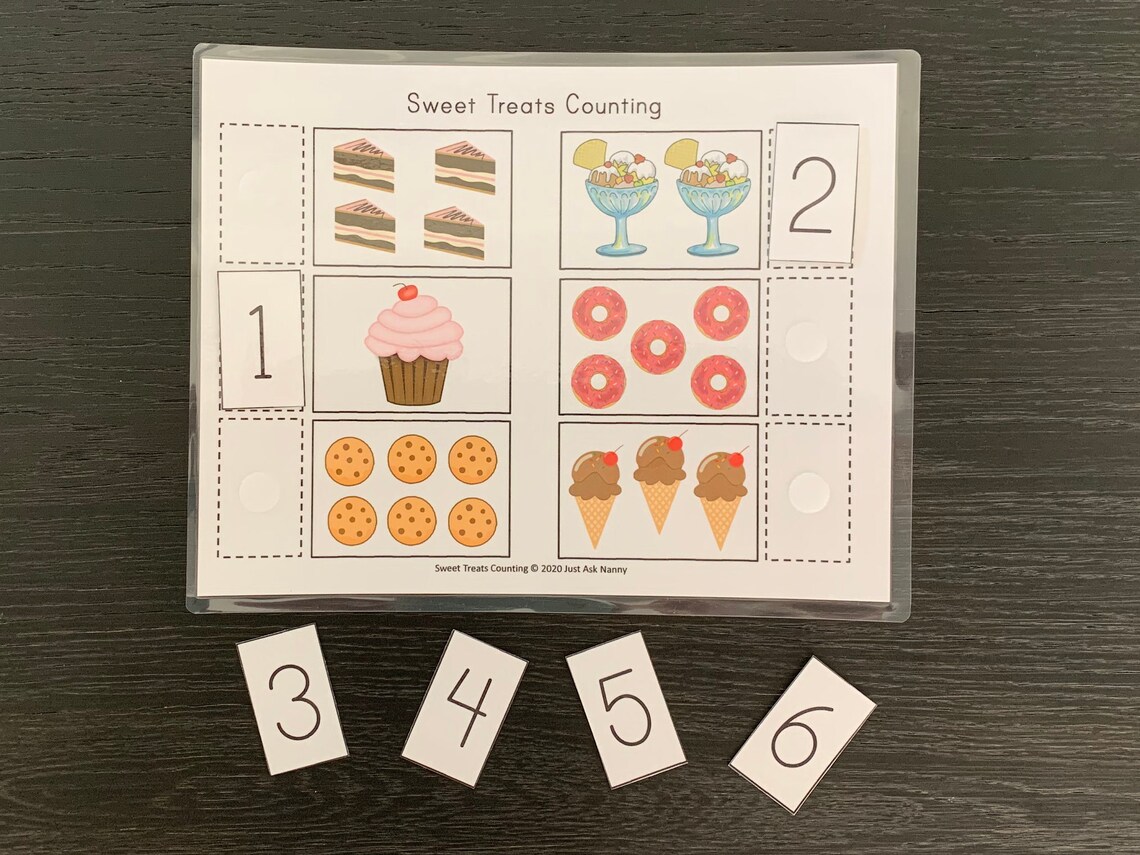 Sweet Treats Counting - Etsy