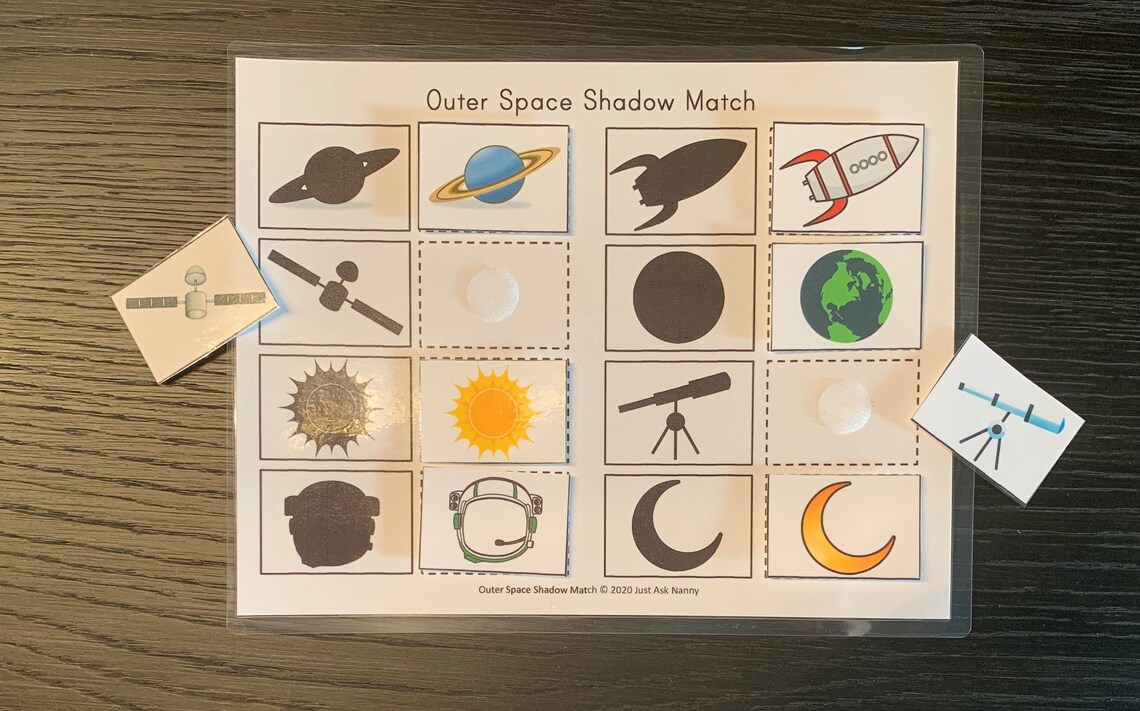 Outer Space Shadow Match - Etsy