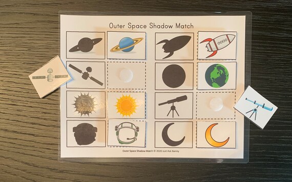 Outer Space Shadow Match | Etsy