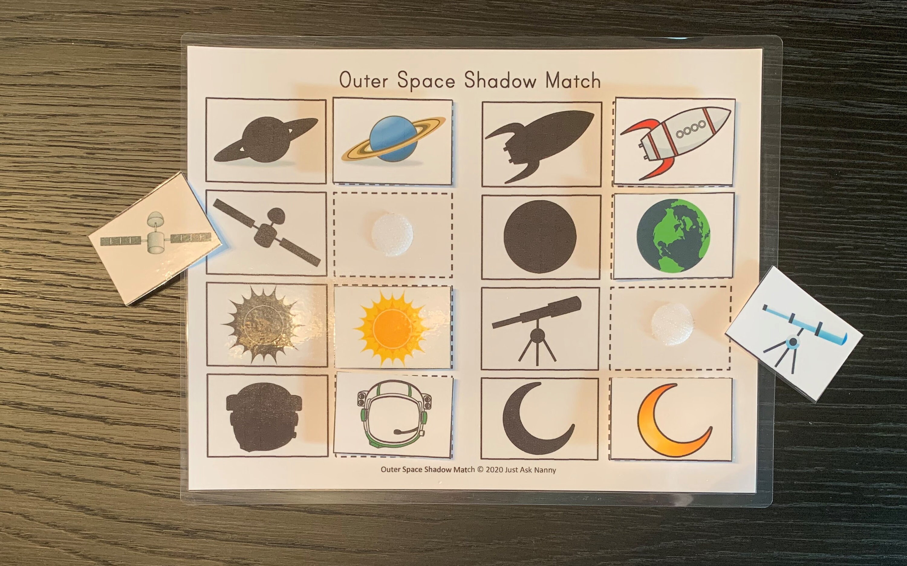 Outer Space Shadow Match - Etsy