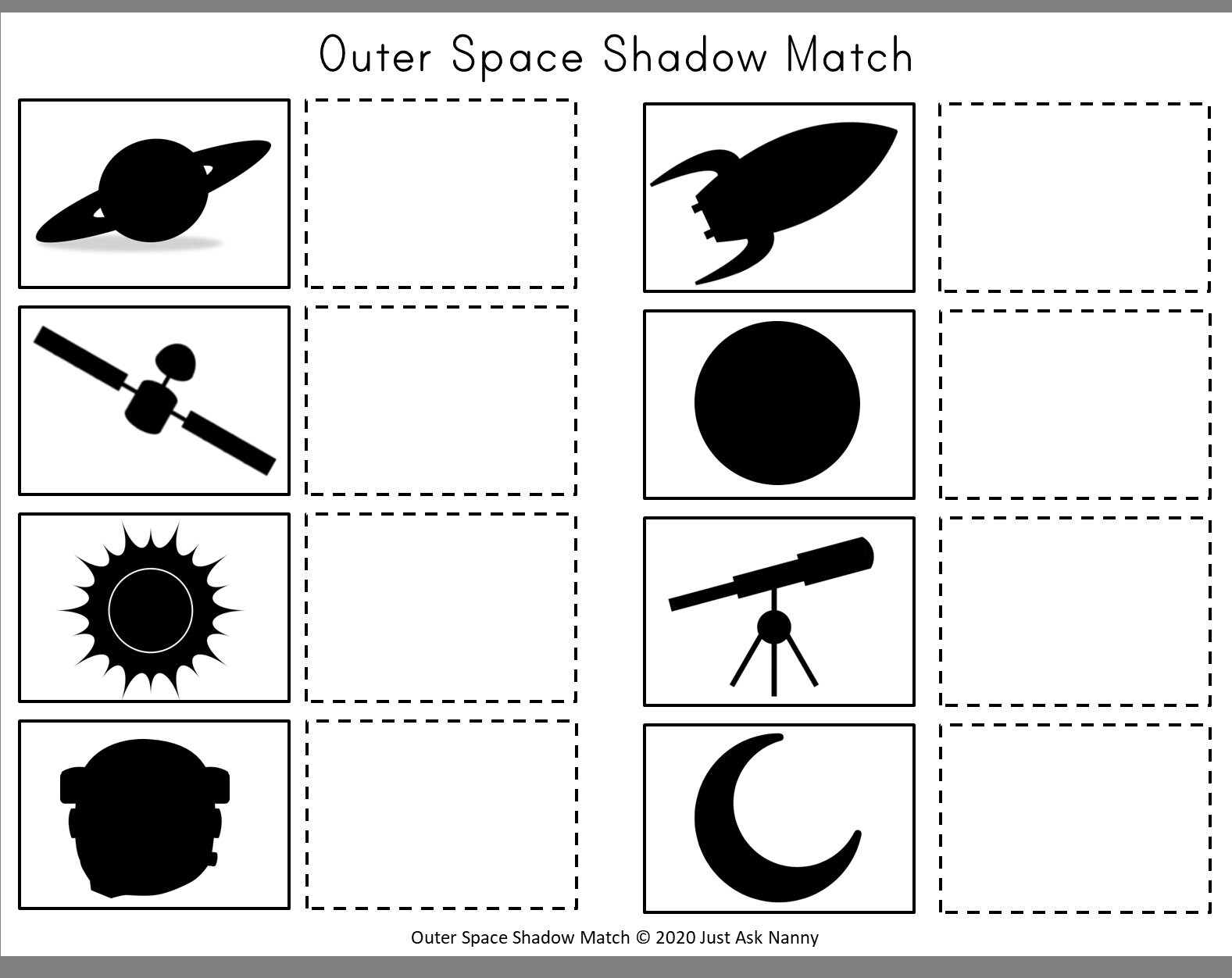 Outer Space Shadow Match - Etsy