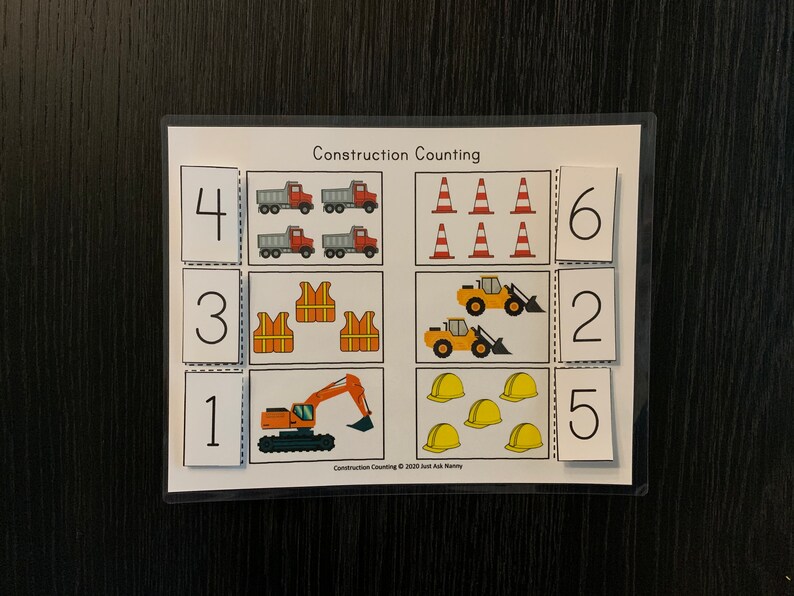 Construction Counting - Etsy