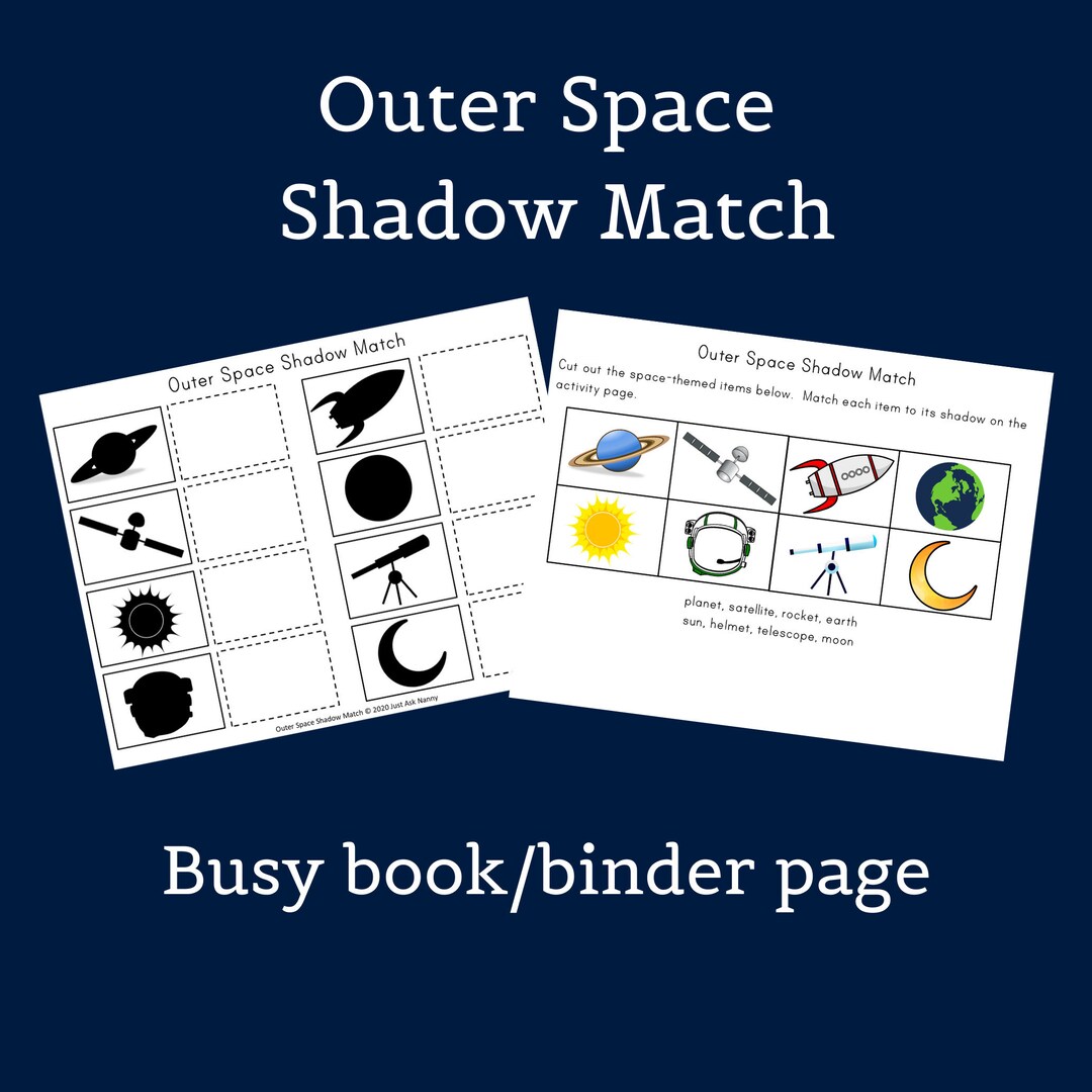 Outer Space Shadow Match - Etsy