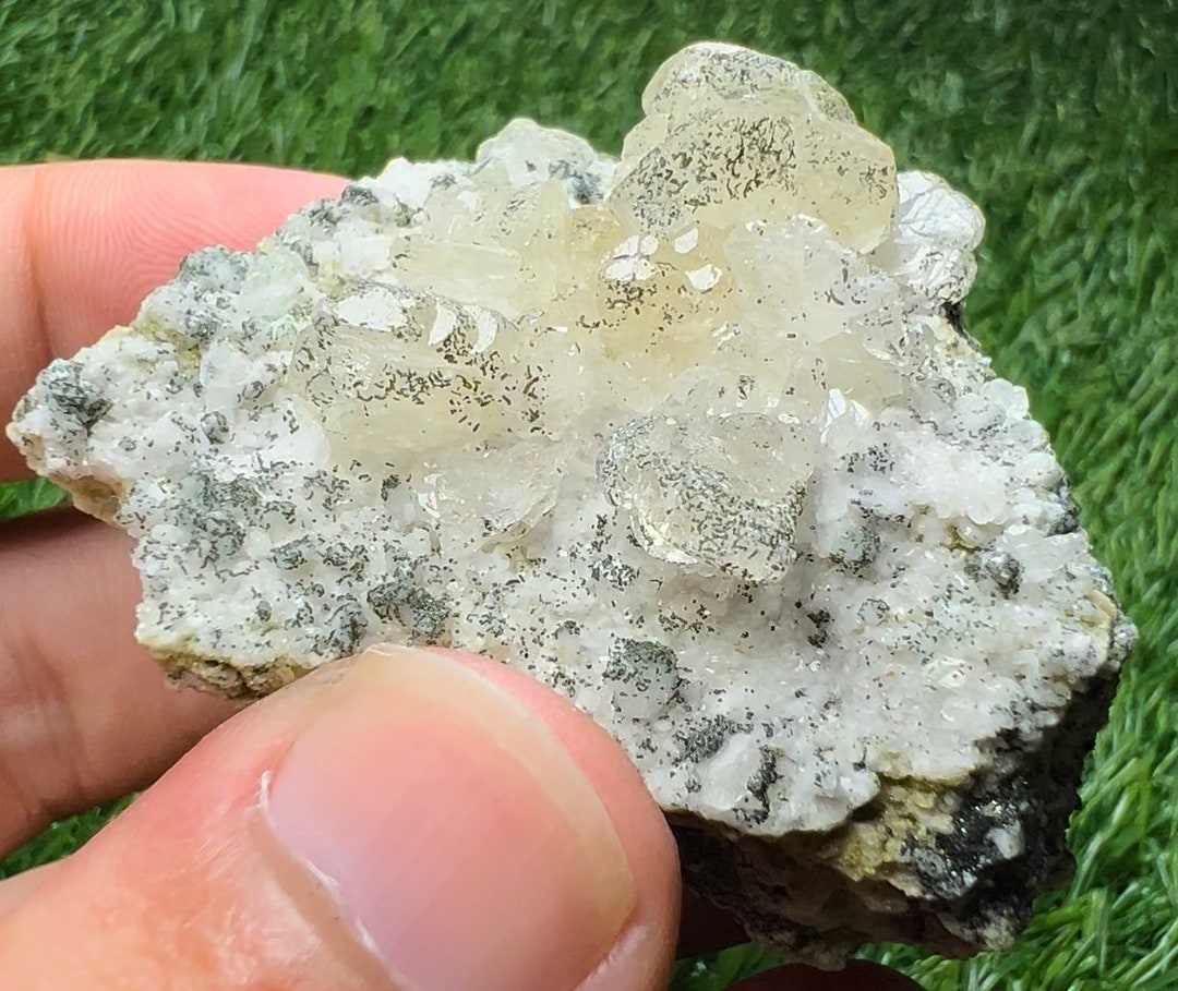 102 Grams Beautiful Bunch of Apatite Crystals on Matrix From Pakistan ...