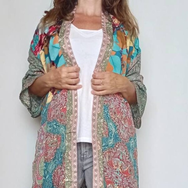 Upcycled Kimono - Etsy