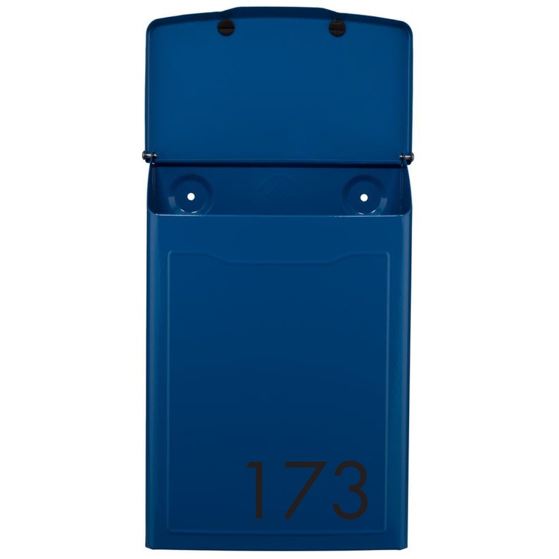 Personalized Wall Mount Mailbox Modern Contemporary Mail Box - Etsy