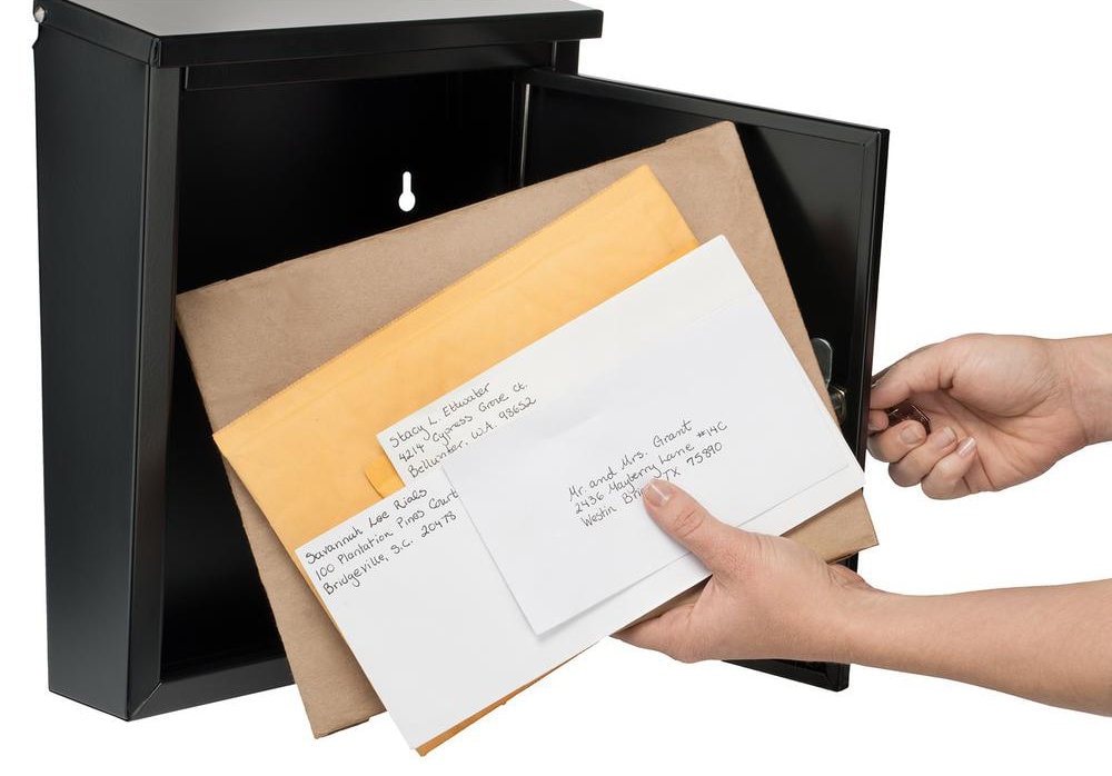 Modern Contemporary Locking Mailbox Personalized Wall Mount - Etsy