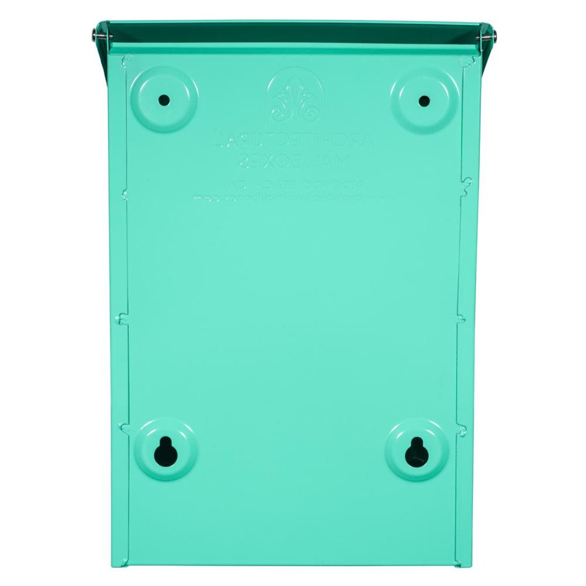 Aqua Blue Atomic Star Mailbox: Mid-century Modern Wall Mount - Etsy