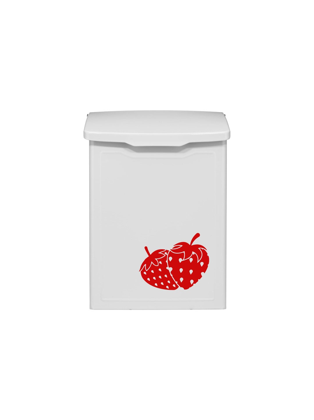 White Strawberries Wall Mount Mailbox Modern Outdoor Contemporary ...