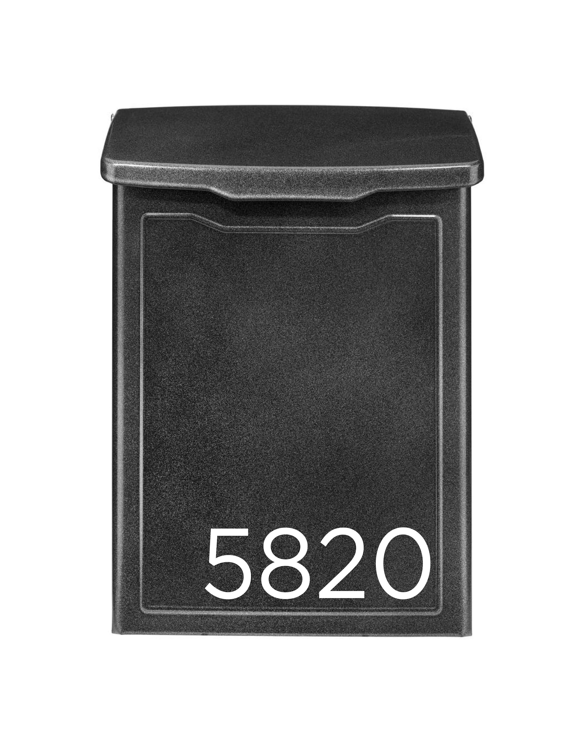 Modern Contemporary Mailbox Wall Mount Personalized Wall - Etsy