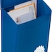 Blue Sea Shell Wall-mounted Modern Mailbox: Colorful Steel Letterbox ...