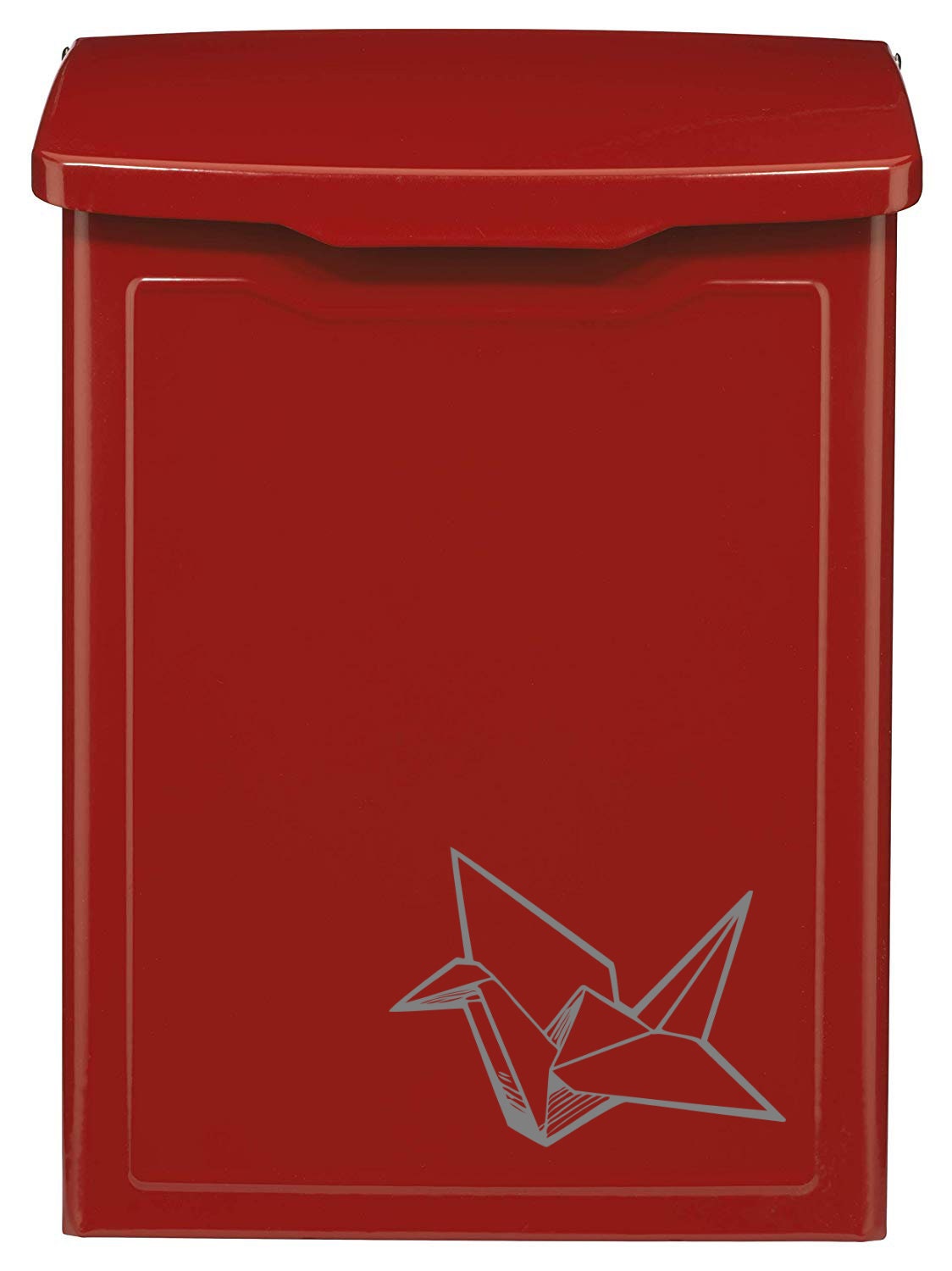 Red Mailbox Wall Mount Mailbox Mailbox Modern Cute Red Mail | Etsy