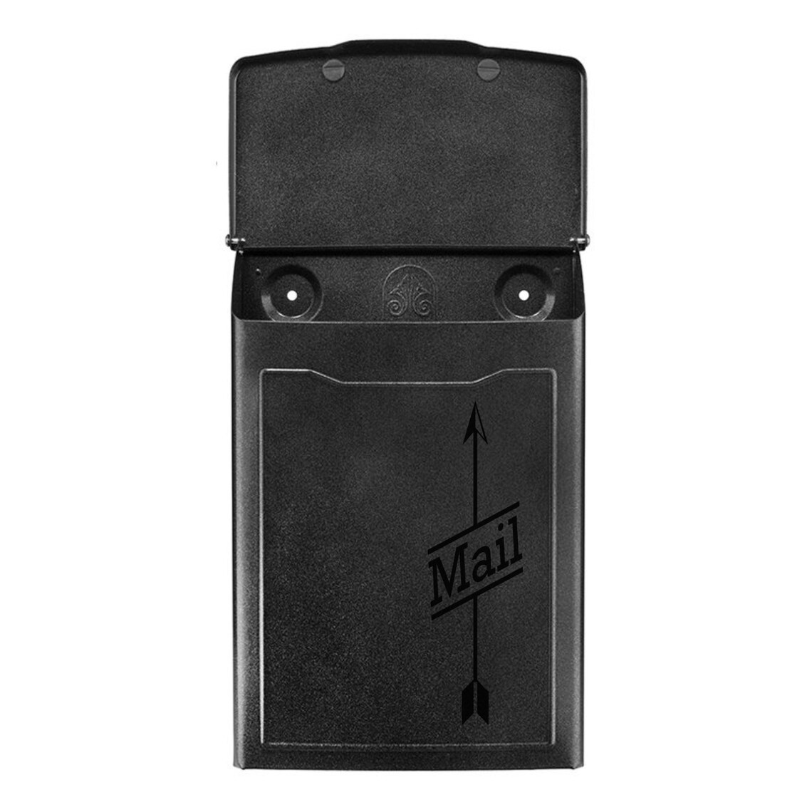 Modern Style Mailbox With Arrow Motif Pewter-color Wall Mount | Etsy