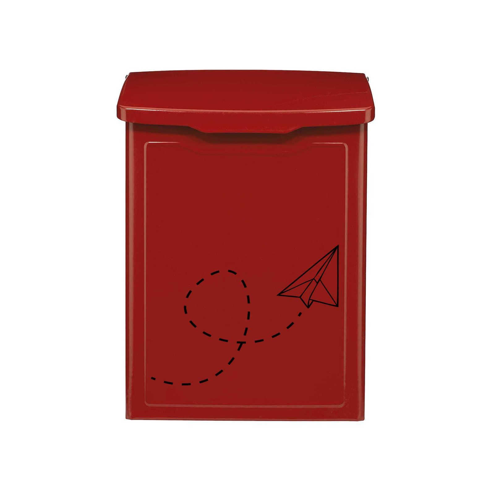 Red Mailbox Wall Mount Mailbox Modern Style Mailbox Cute - Etsy