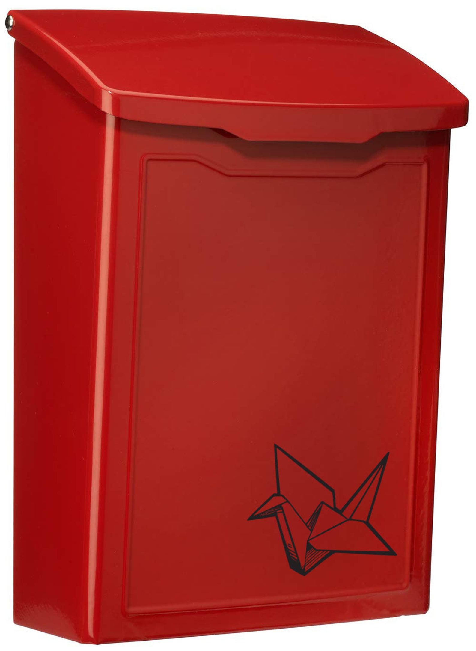 Red Mailbox Wall Mount Mailbox Mailbox Modern Cute Red Mail | Etsy