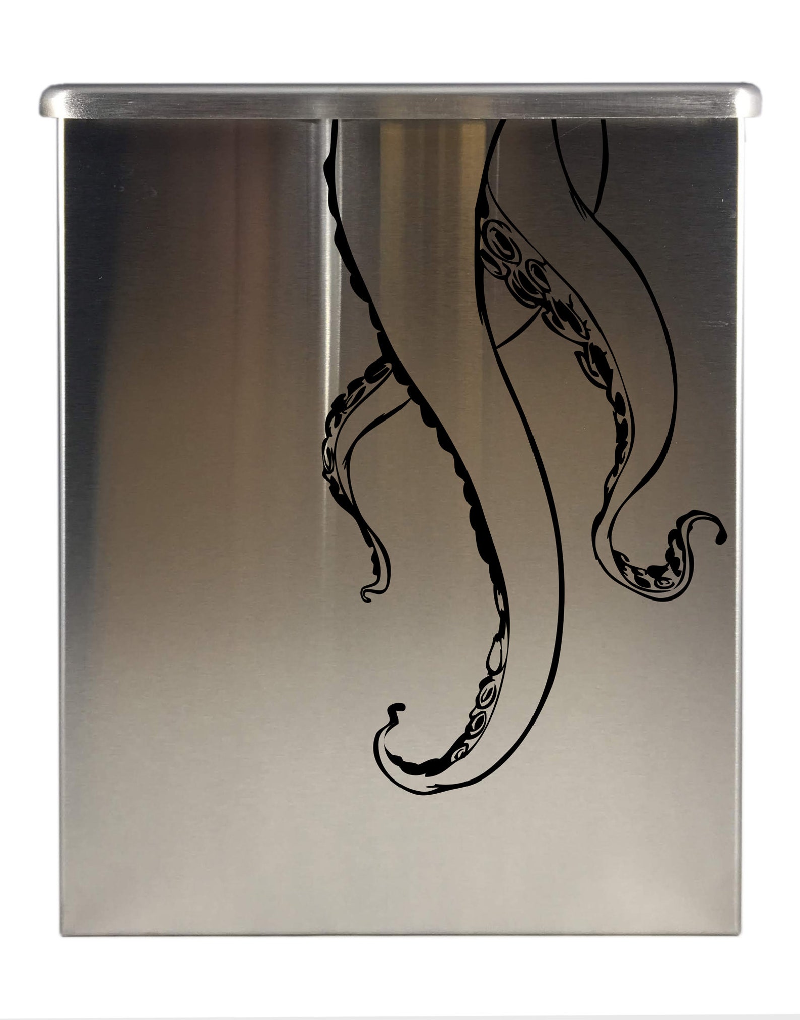 Tentacles Monster Mailbox Modern Stainless Steel Wall - Etsy