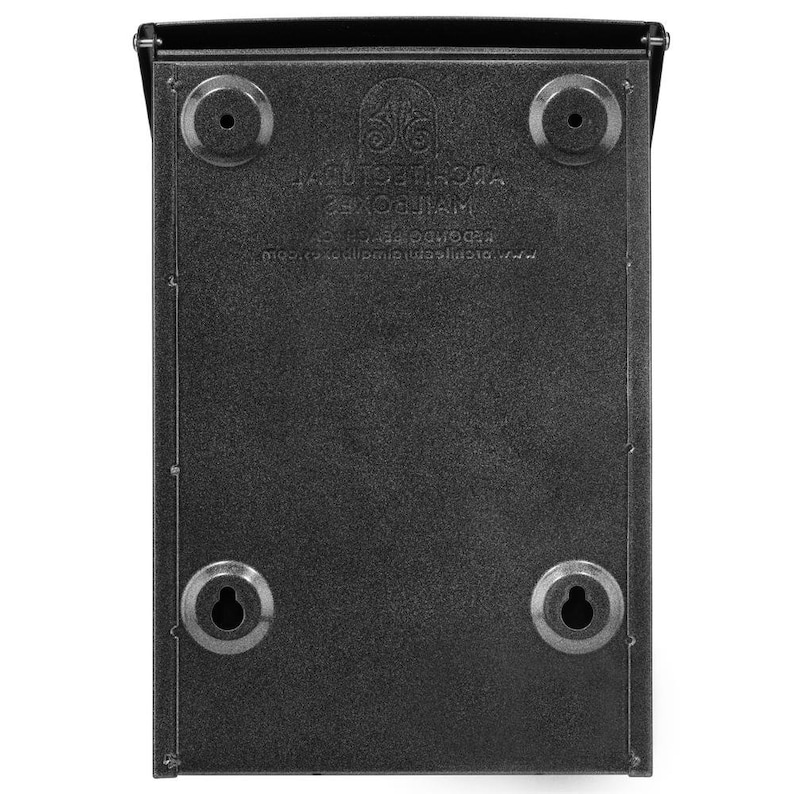 Modern Style Mailbox With Arrow Motif Pewter-color Wall Mount - Etsy