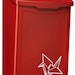 Red Mailbox Wall Mount Mailbox Modern Letterbox Wall Mounted, Funky ...
