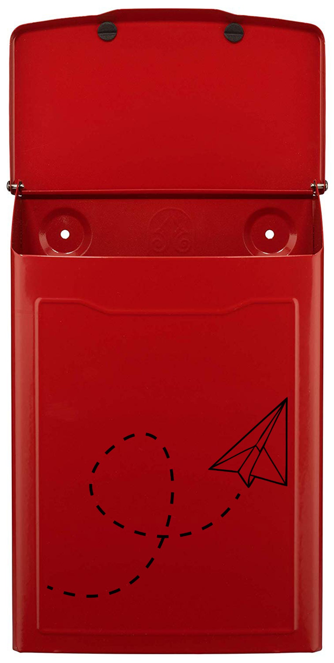 Red Mailbox Wall Mount Mailbox Modern Style Mailbox Cute - Etsy