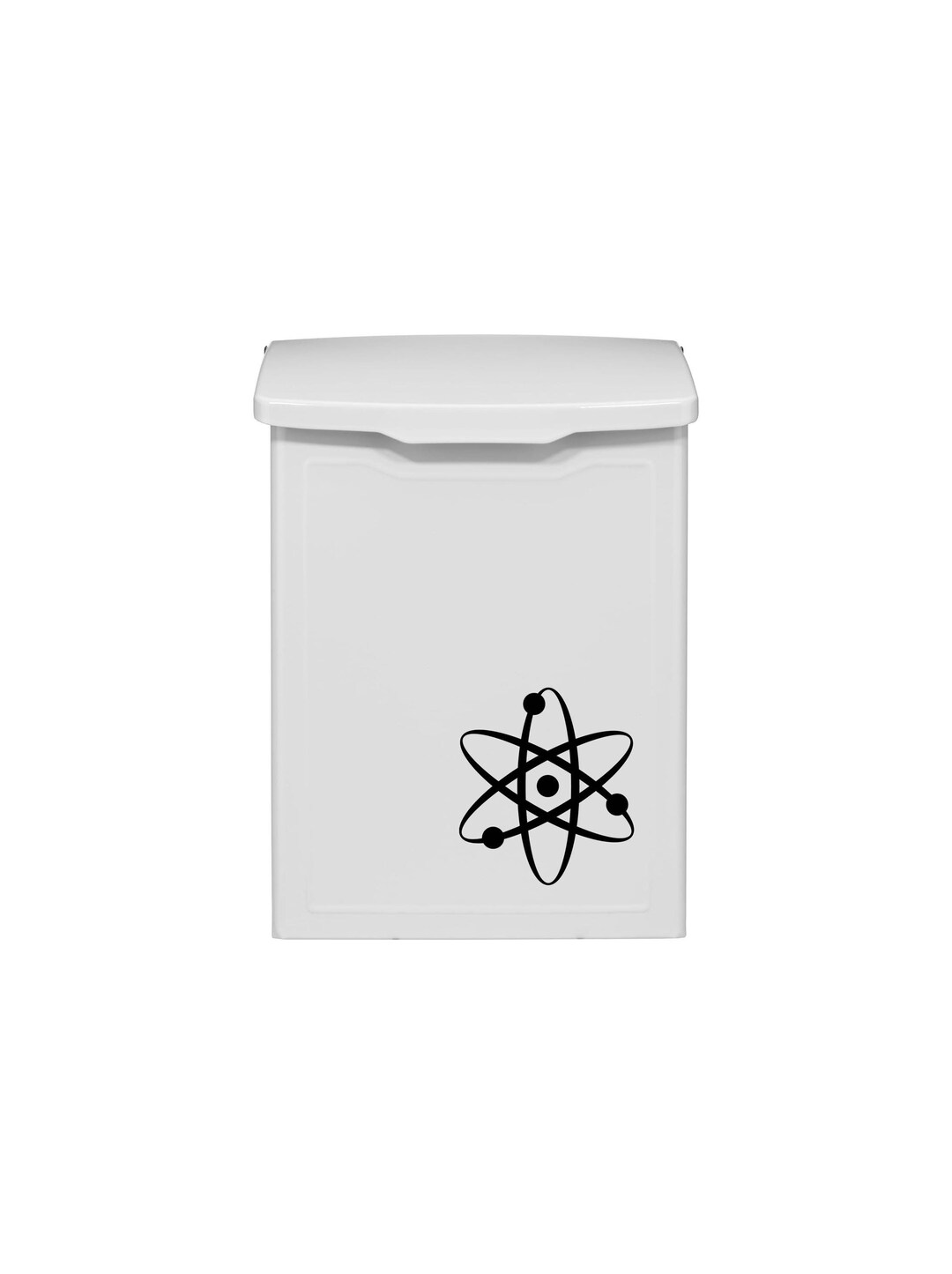 White Mid-century Modern Atomic Mailbox: Wall Mount Letterbox - Etsy