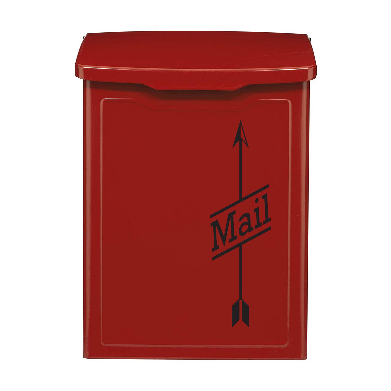 Wall Mount Mailbox Modern Wall Mounted Red Letterbox - Etsy