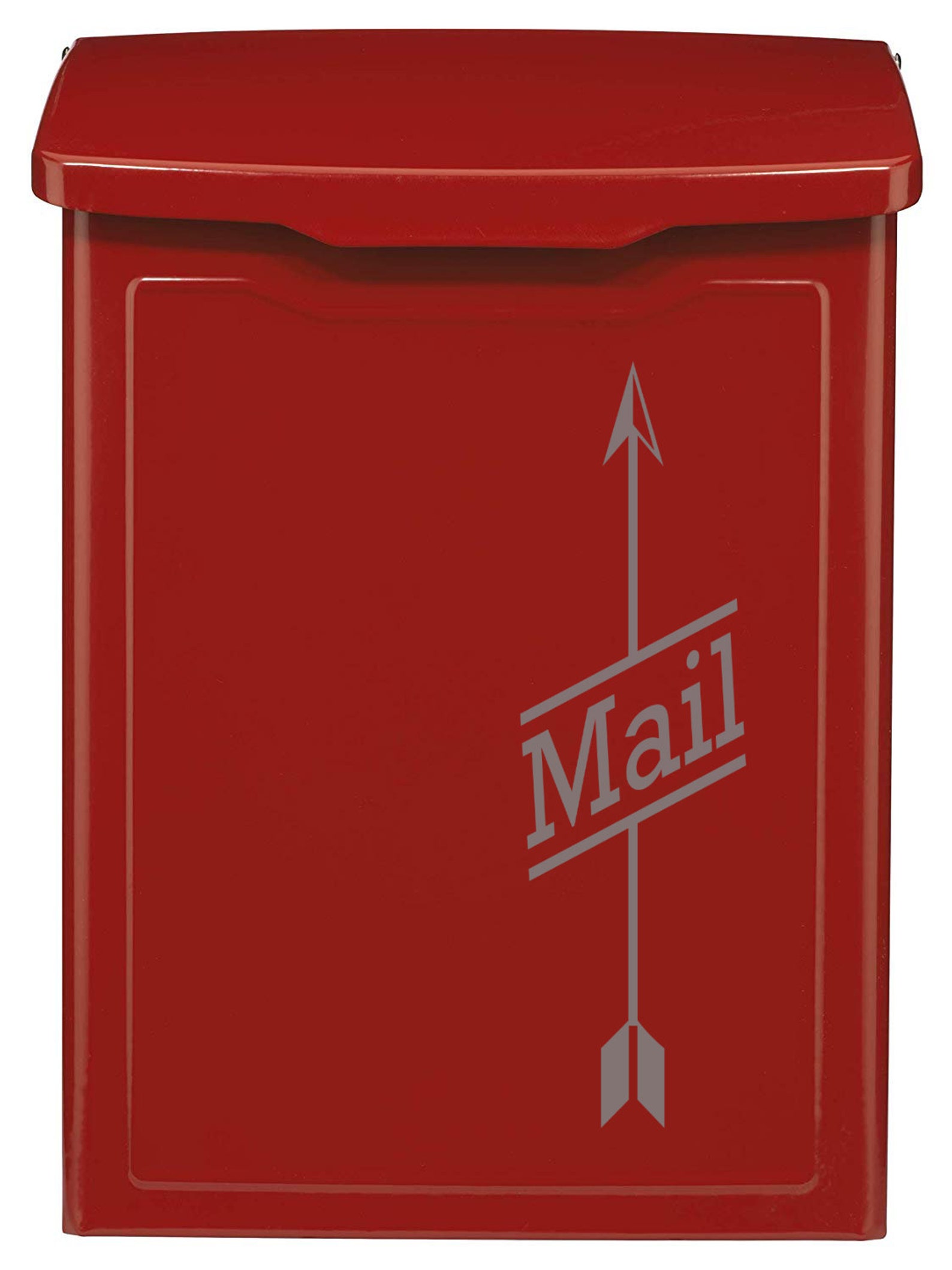 Wall Mount Mailbox Modern Wall Mounted Red Letterbox - Etsy