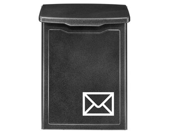 Modern Style Mailbox With Arrow Motif Pewter-color Wall Mount | Etsy