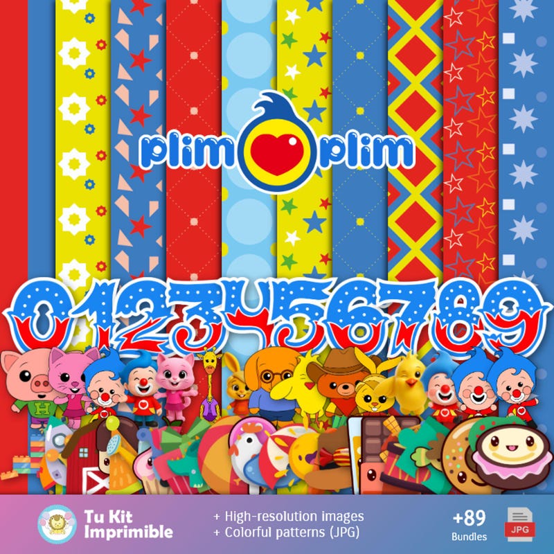 Plim Plim Characters Png - Etsy