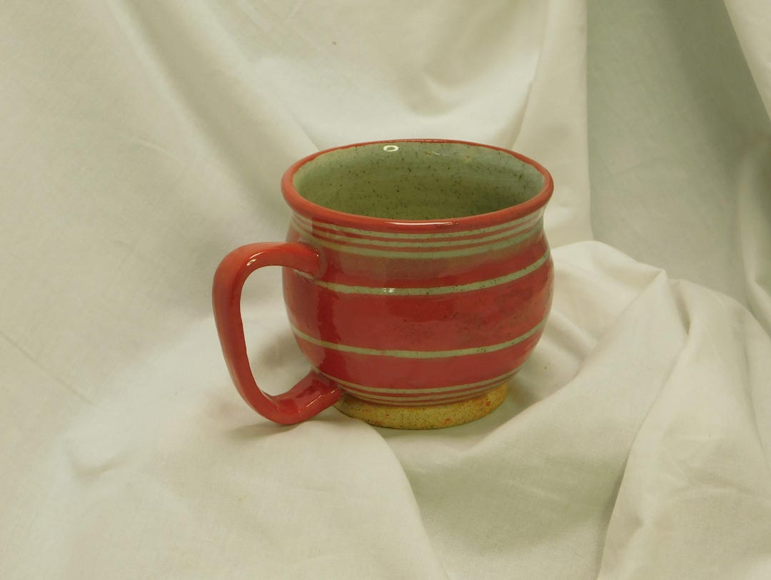 Mug With Red Design - Etsy