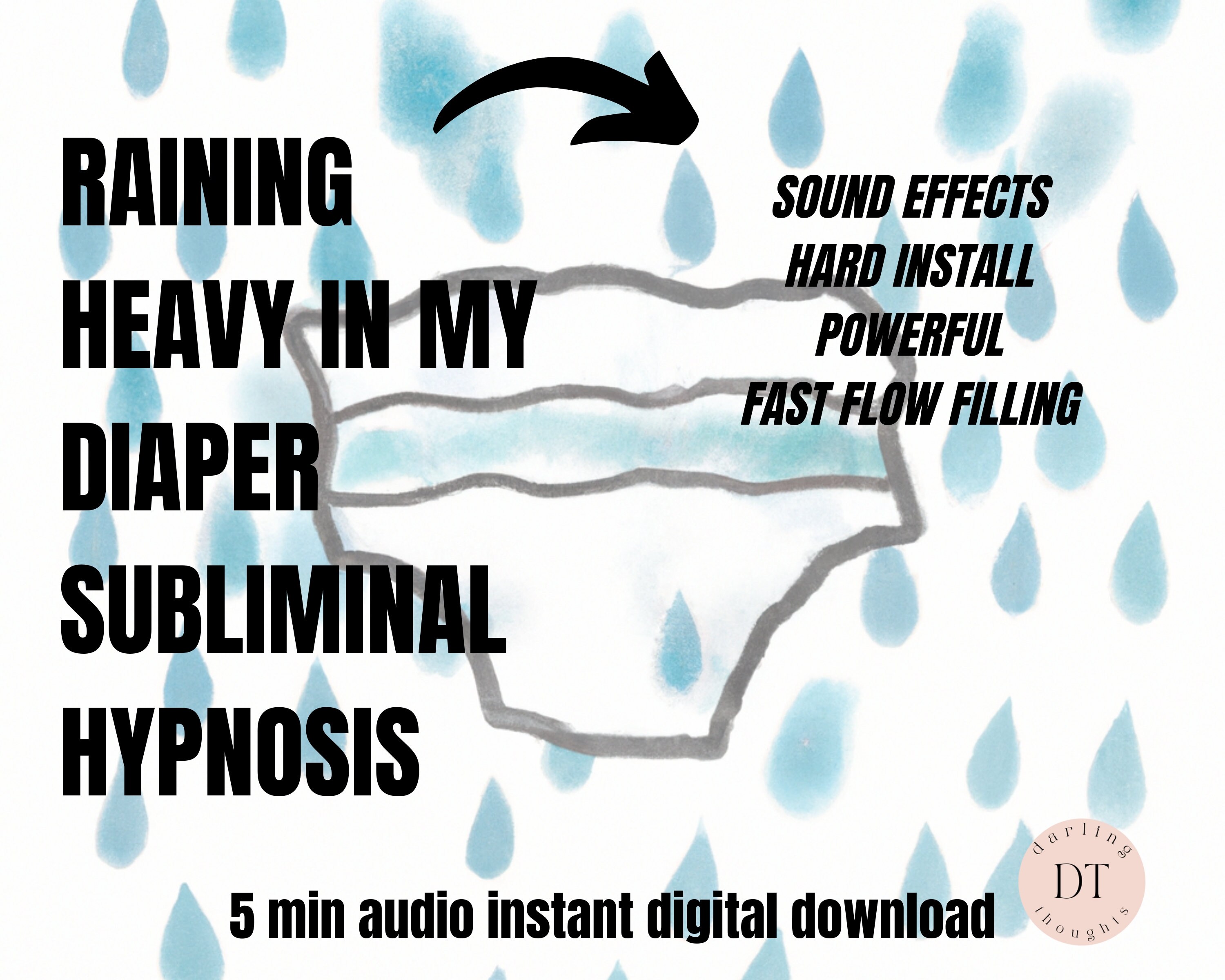 ABDL Adult Baby Rainfall in My Diaper Subliminal Hypnosis 5 - Etsy ...