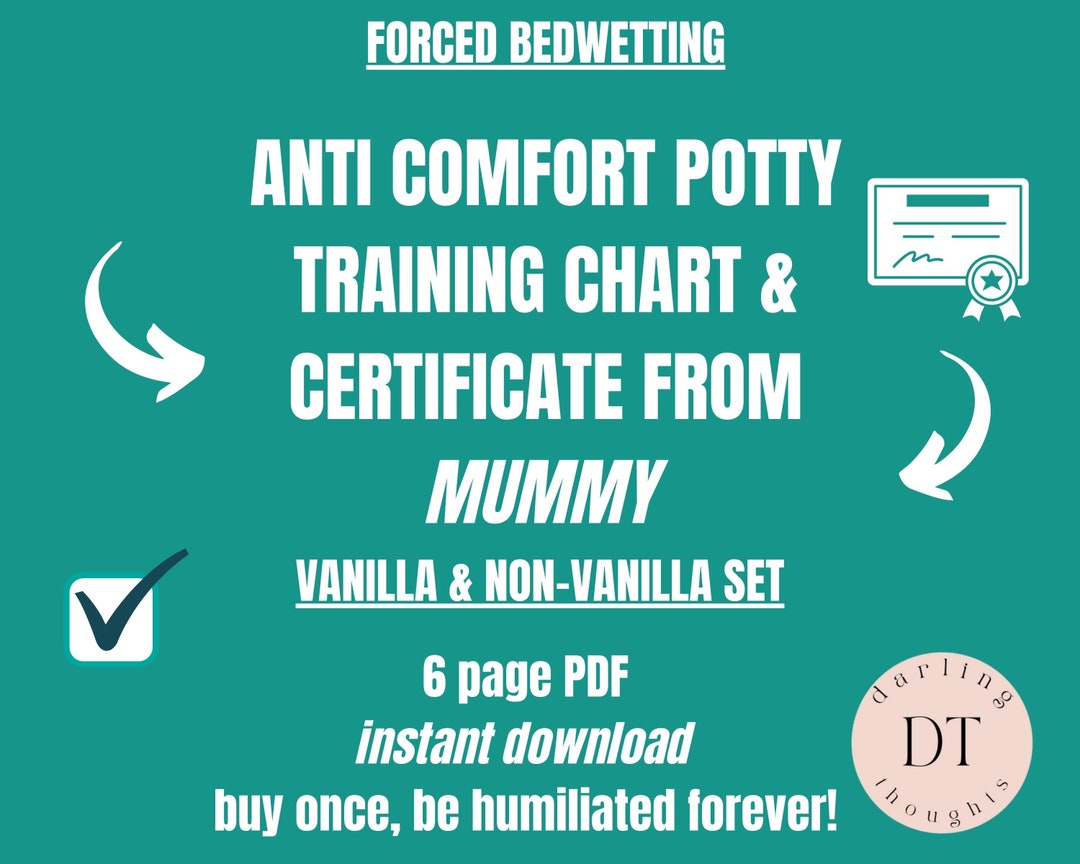 ABDL Forced Bedwetting Anti Potty Training Humiliation Chart and ...
