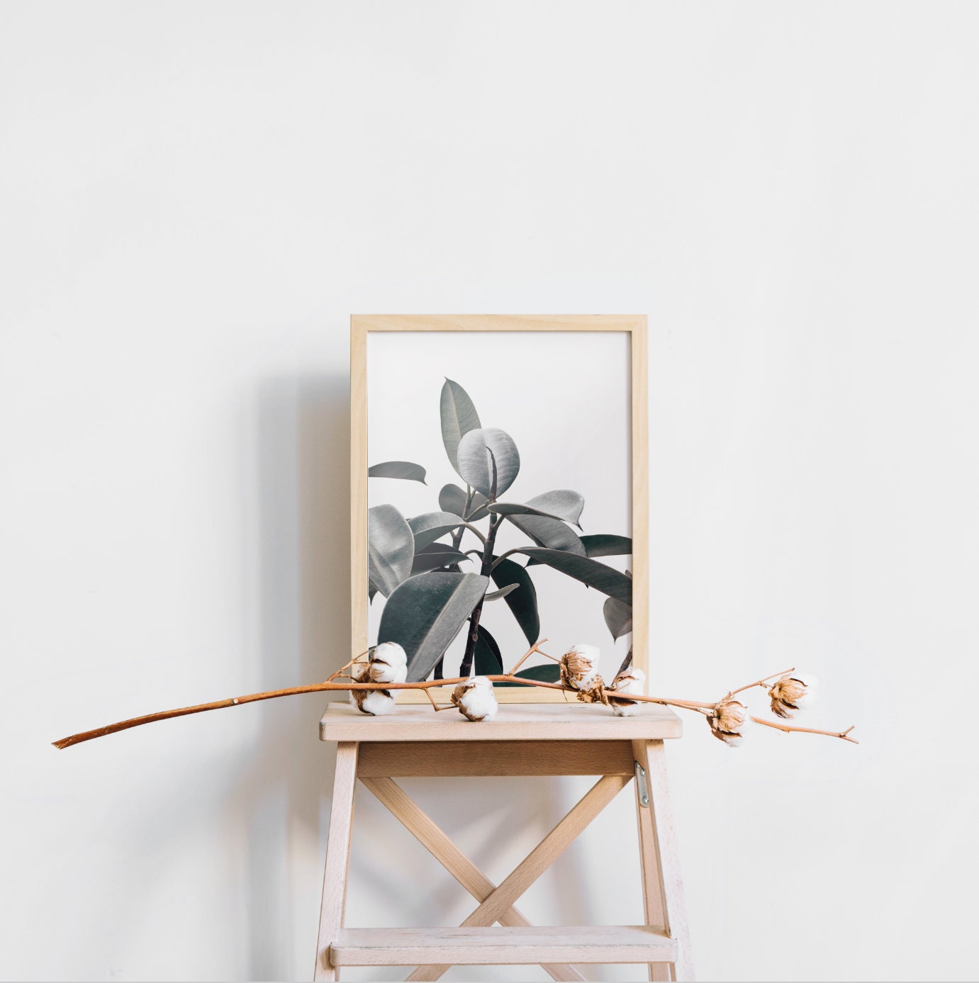 Printable Botanical Photo, Botanical Print, Large Plant Poster, Green ...